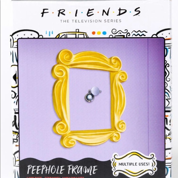 FRIENDS | Wall Decor | Nwt Friends Tv Show Yellow Peephole Frame | Poshmark